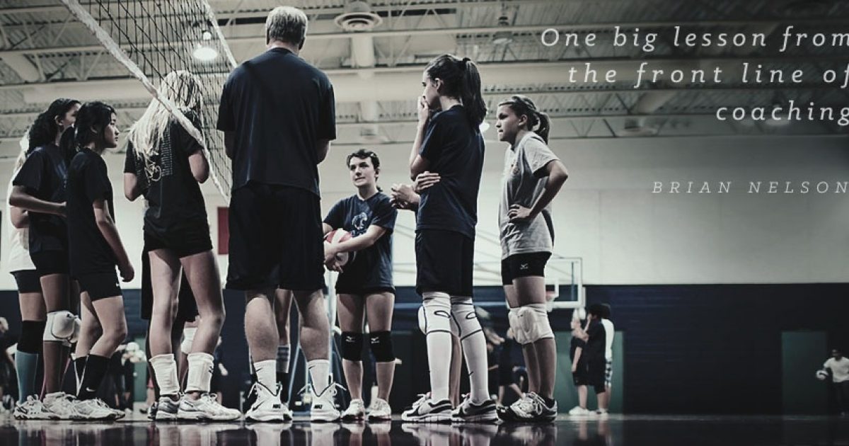 One big lesson from the front line of coaching